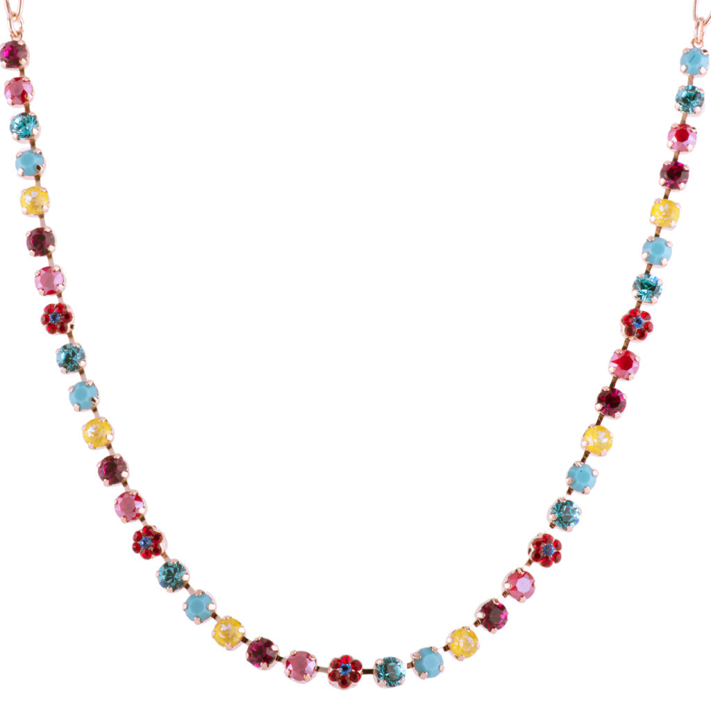 Mariana Petite Flower Necklace Pretty Woman on Rose Gold – Shop ...