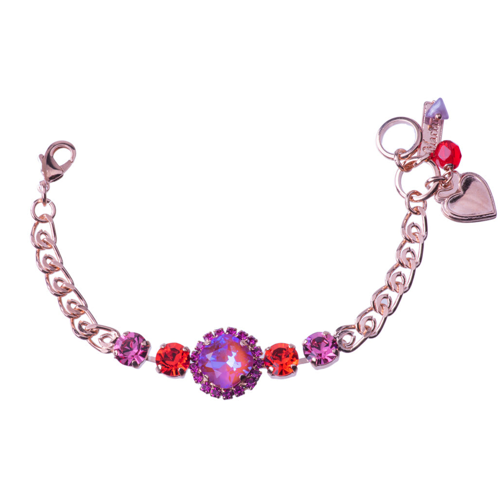 Mariana Cushion Cut Chain Bracelet Roxanne on Gold – Shop Beautiful ...